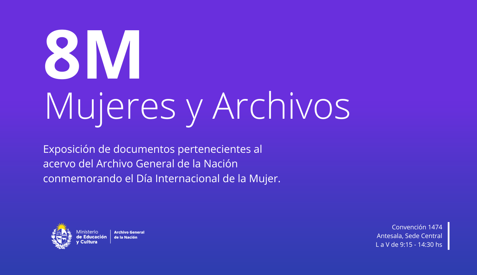 8m Mujeres Y Archivos En El Agn Mec